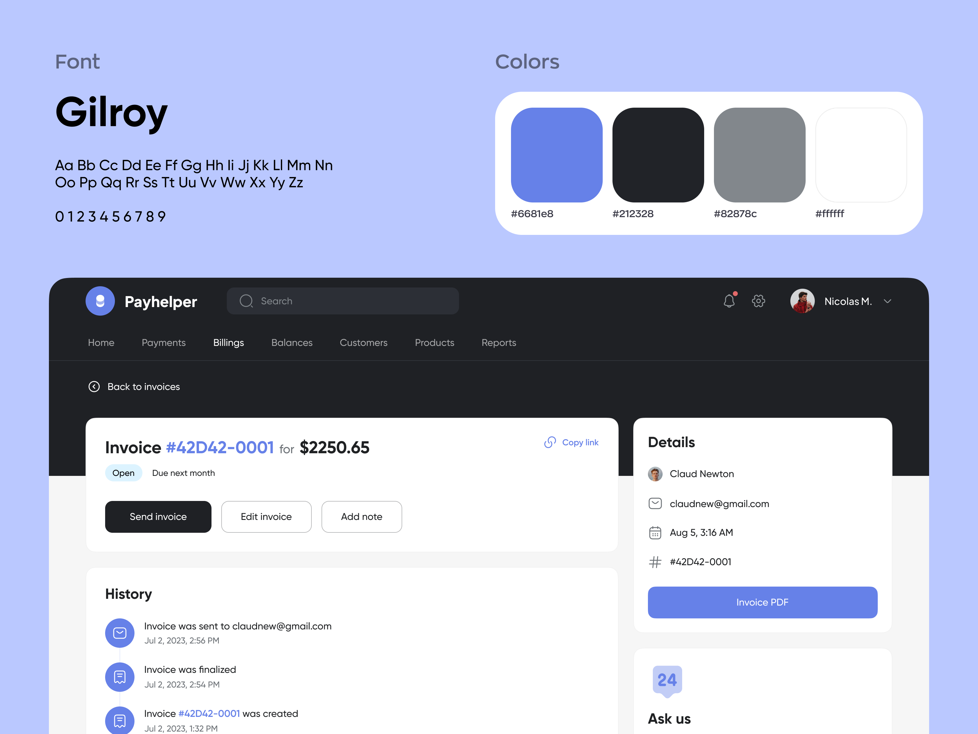 Digital Payment Web Interface by Ronas IT | UI/UX Team on Dribbble