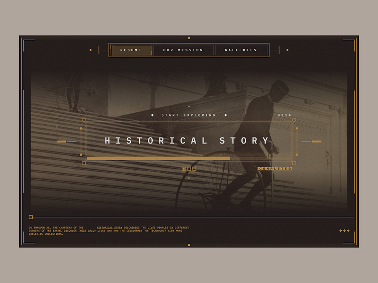 HISTORICAL - Website Concept by Tomasz Mazurczak for Studio.Design on ...
