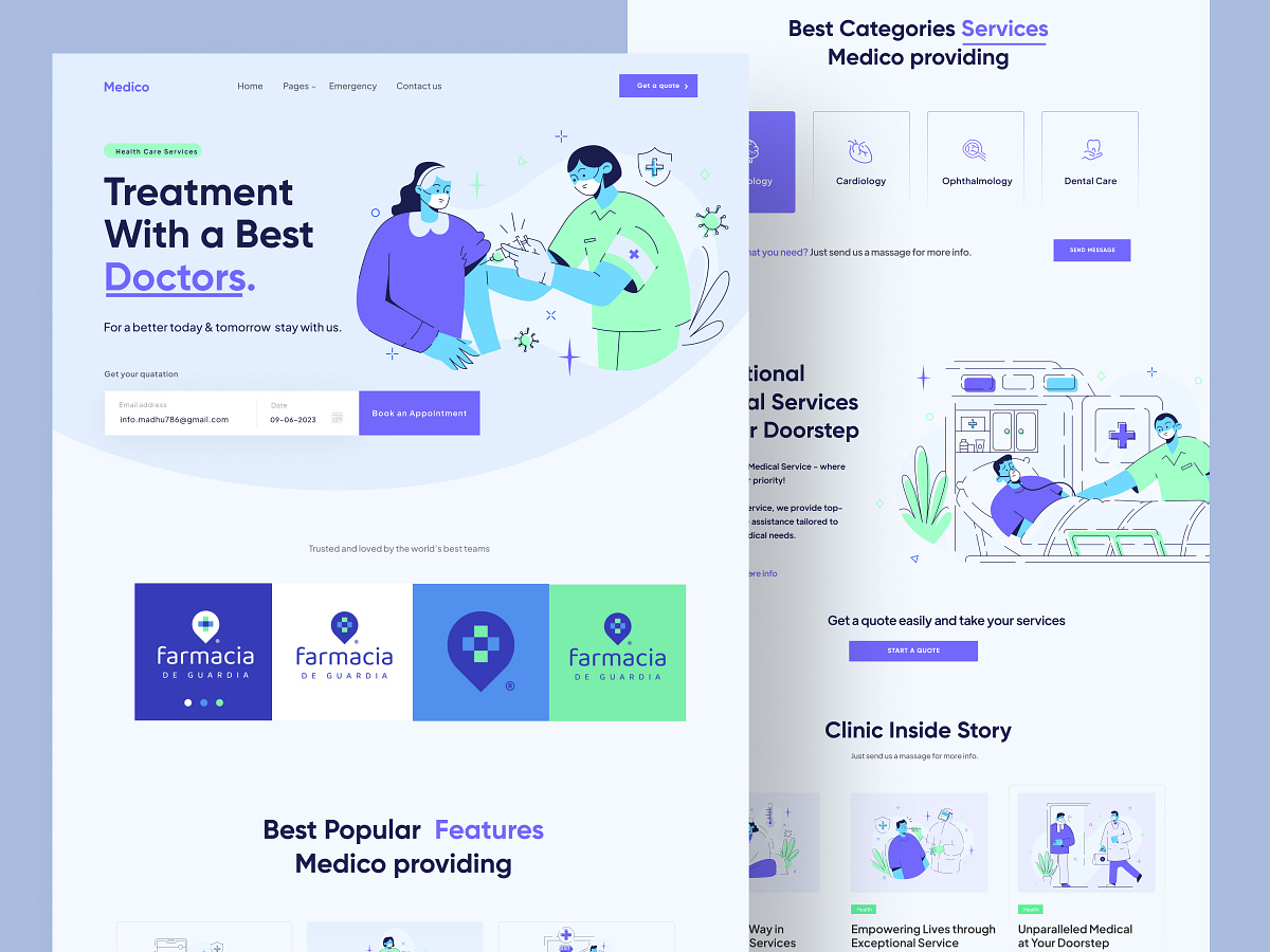 Medical Website designs, themes, templates and downloadable graphic ...