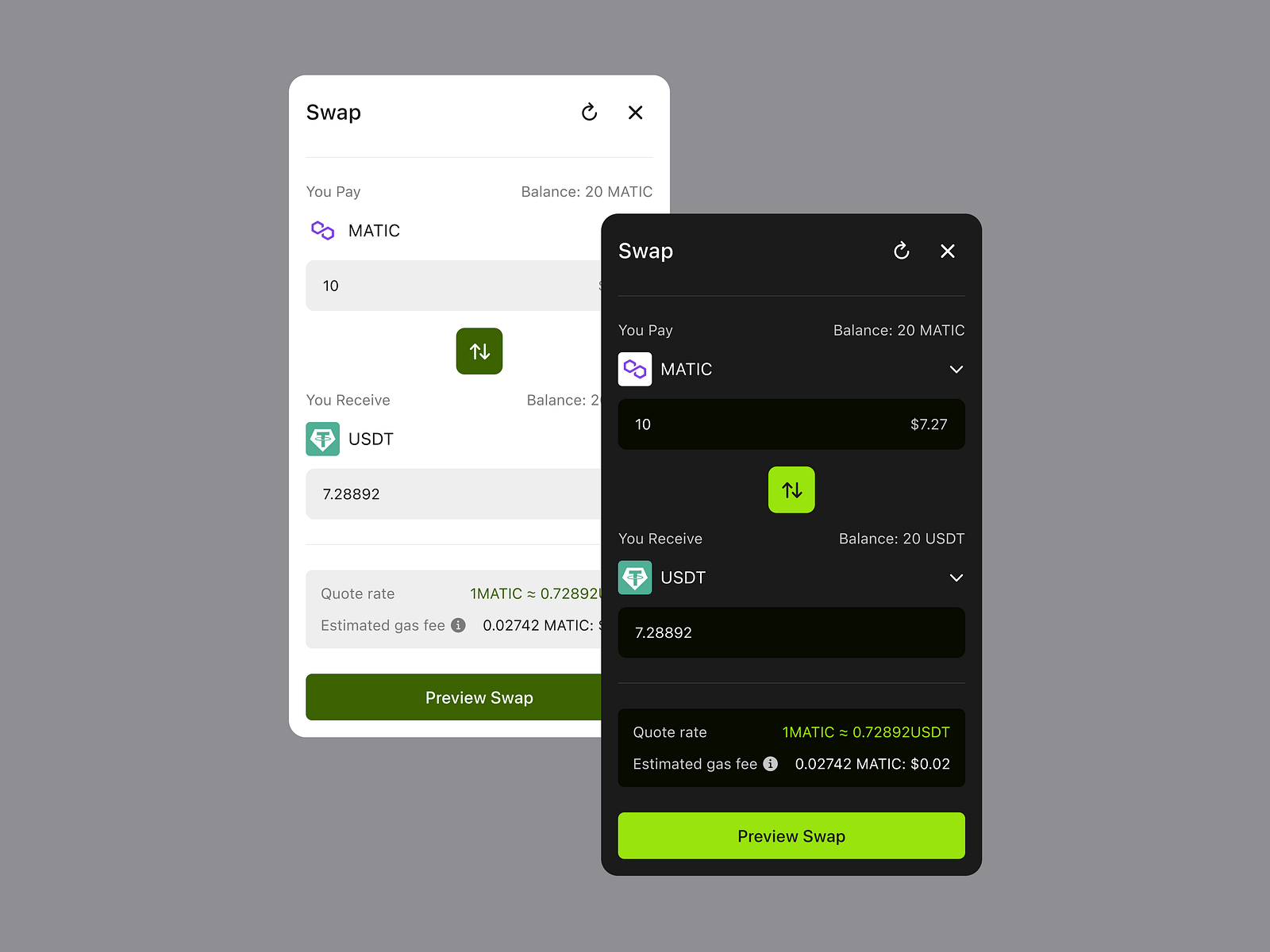Web3-Powered DEX - Token Swap Interface by caXRi on Dribbble