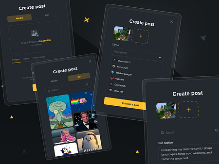 Browse thousands of Create Post images for design inspiration | Dribbble