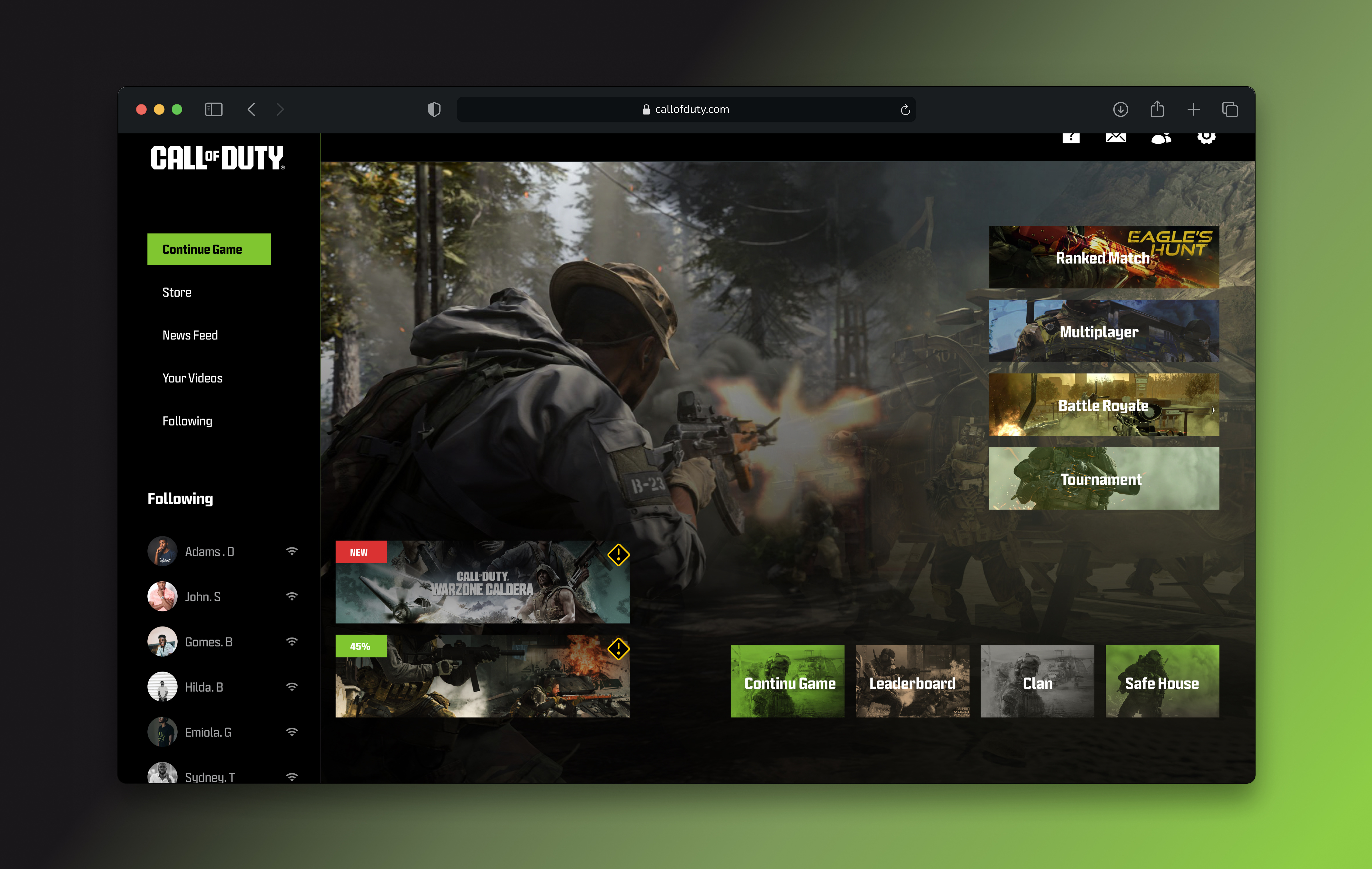 Gaming Portal designs, themes, templates and downloadable graphic ...
