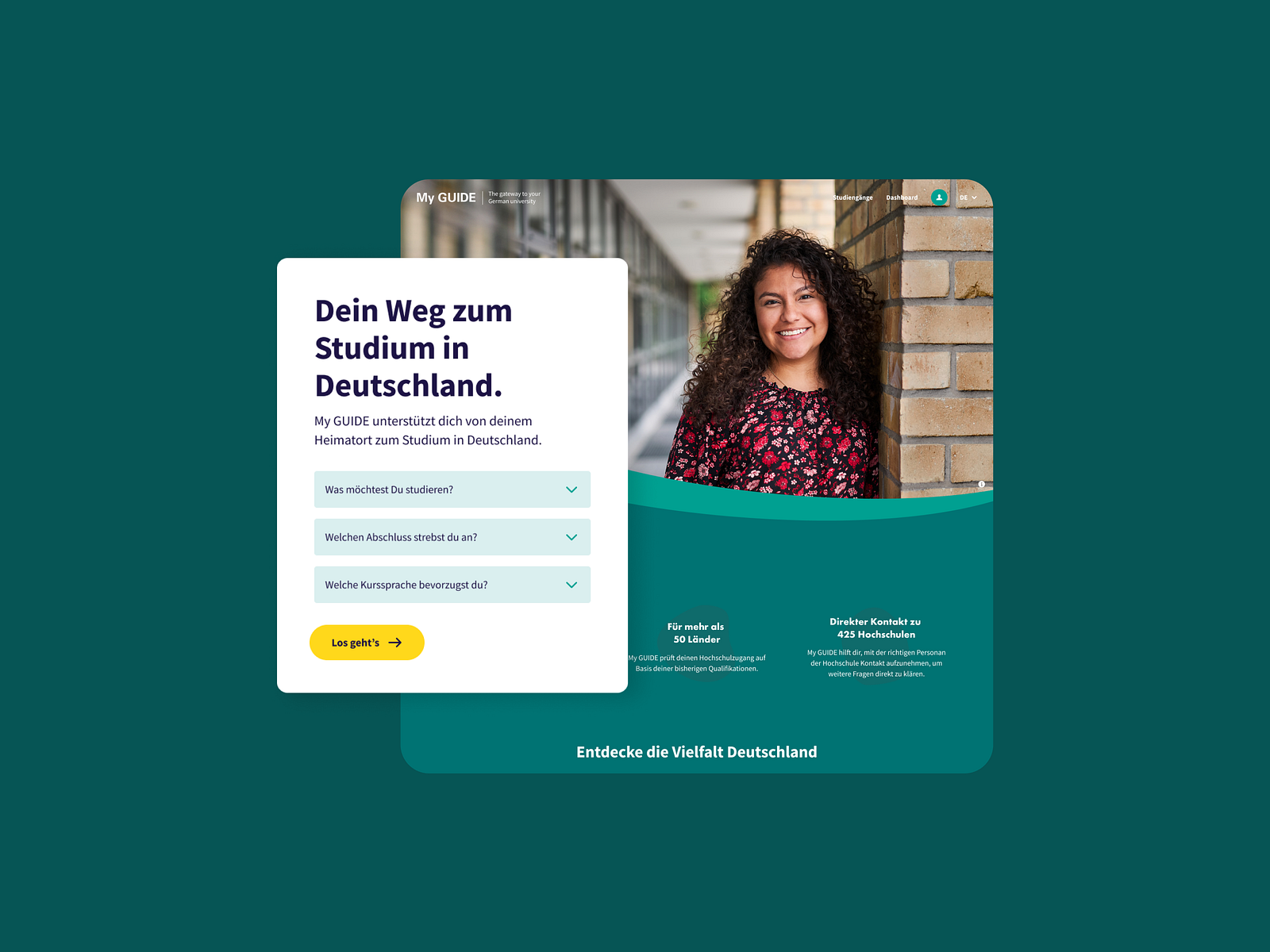 My GUIDE - Hero Interface Design by brightside Studio on Dribbble