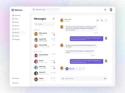 Chatbox Dashboard designs, themes, templates and downloadable graphic ...
