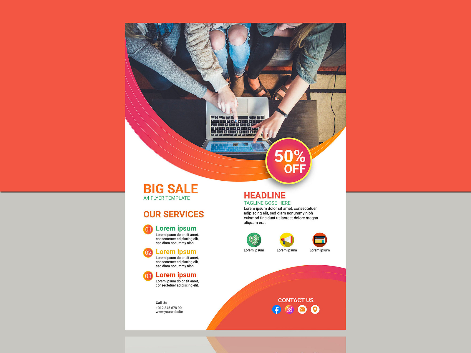 A4 size Flyer Design by sohag chakma on Dribbble