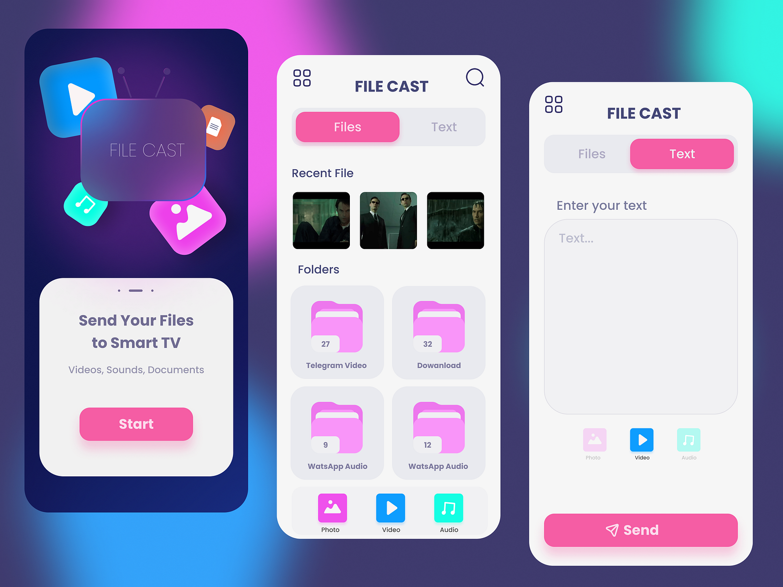 FILE CAST by Yasamin on Dribbble
