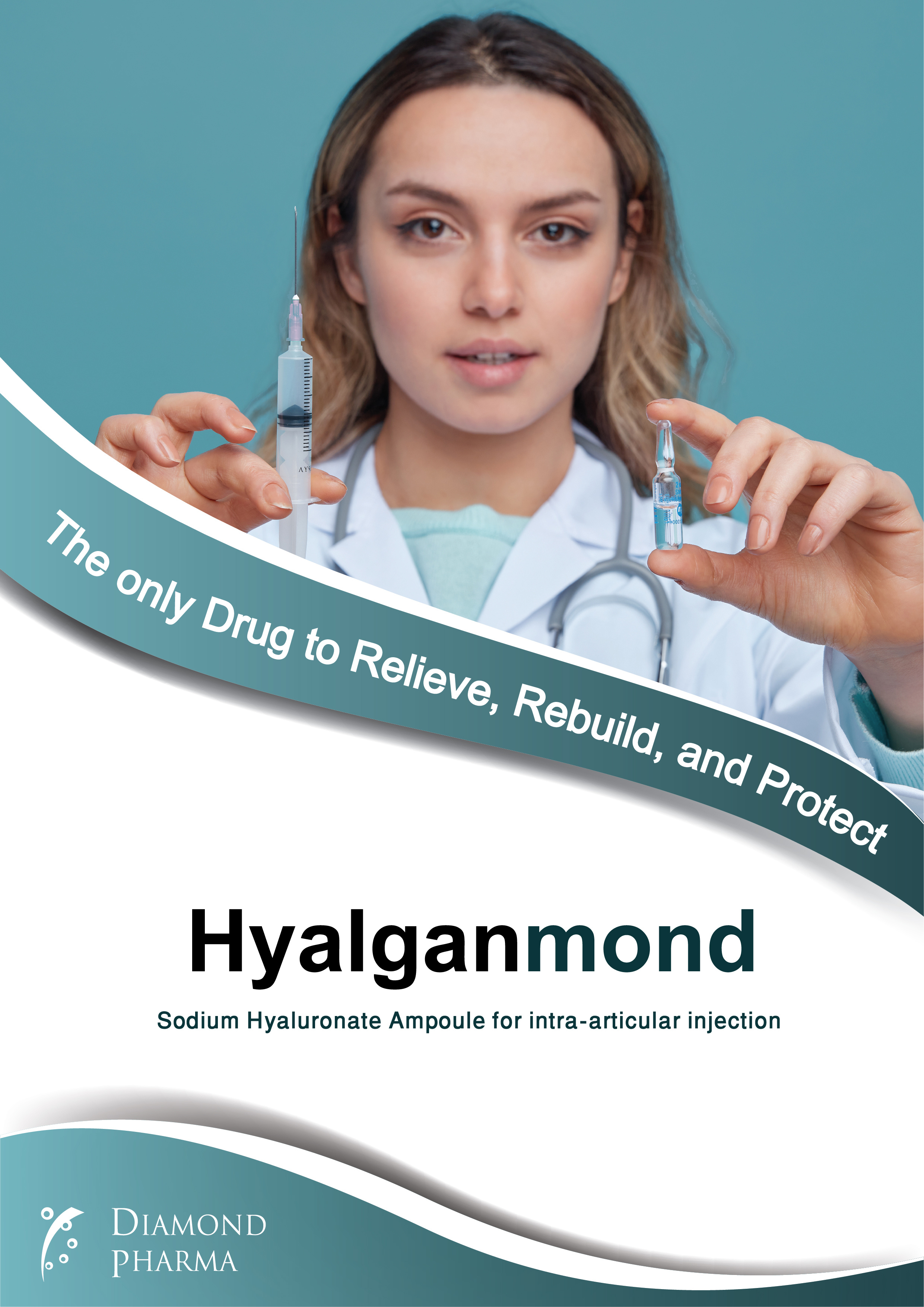 Hyalganmond Brochure (Hyaluronic Acid Injections) by Sham Bilal on Dribbble