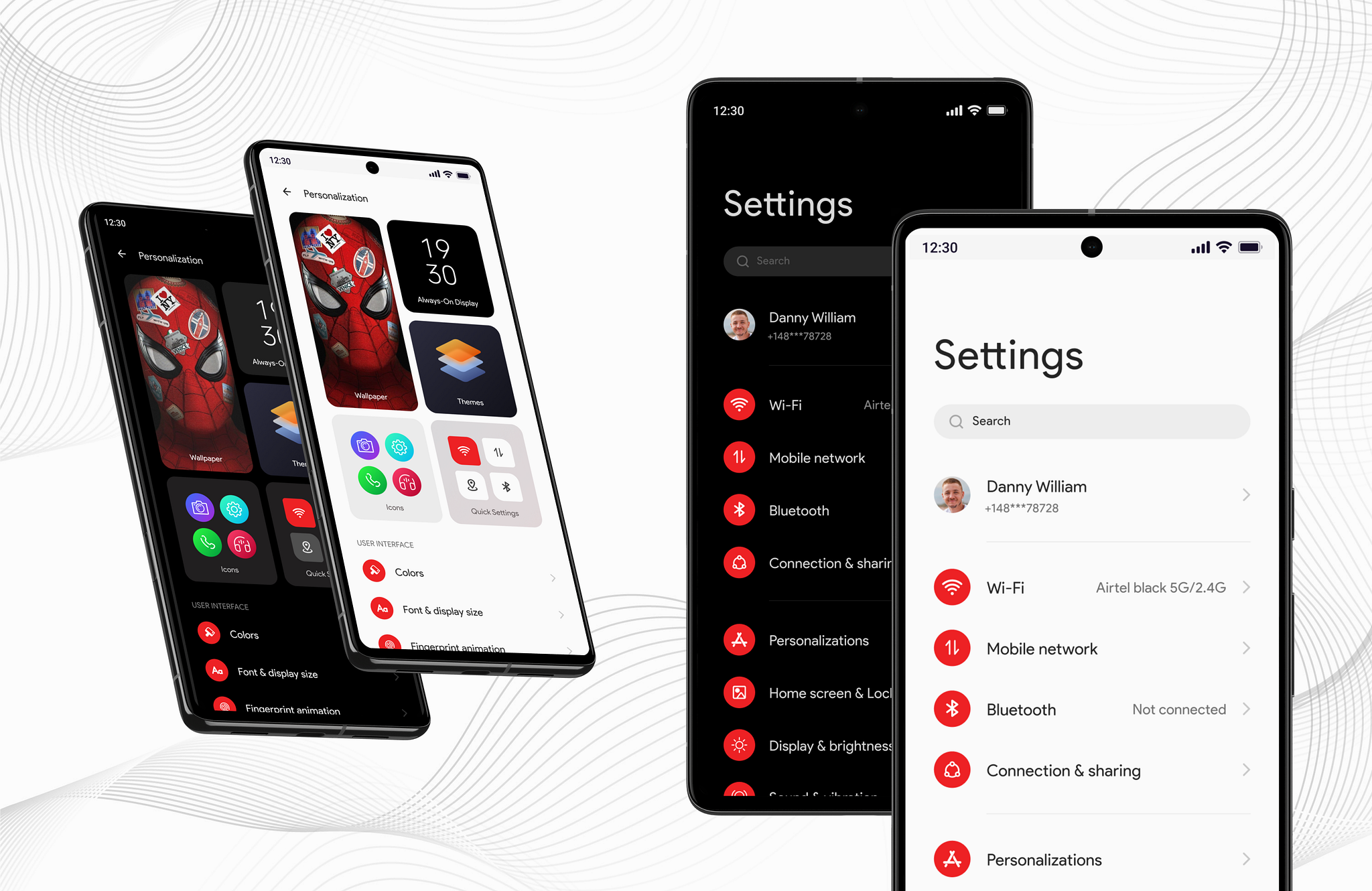 Android Settings Screen Ui Design By Subhajit Ghosh On Dribbble