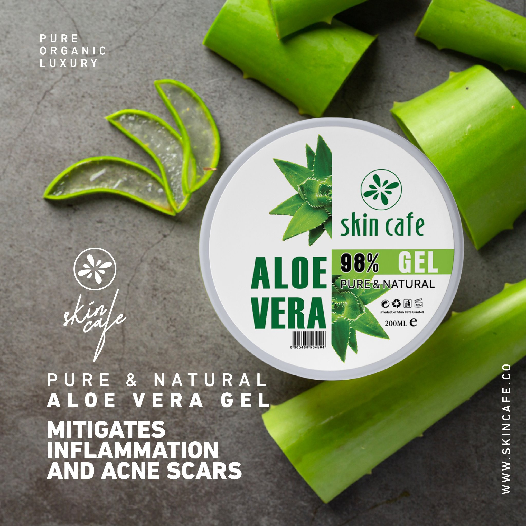 Skin Cafe Aloe Vera Gel by Zahid Hasan on Dribbble