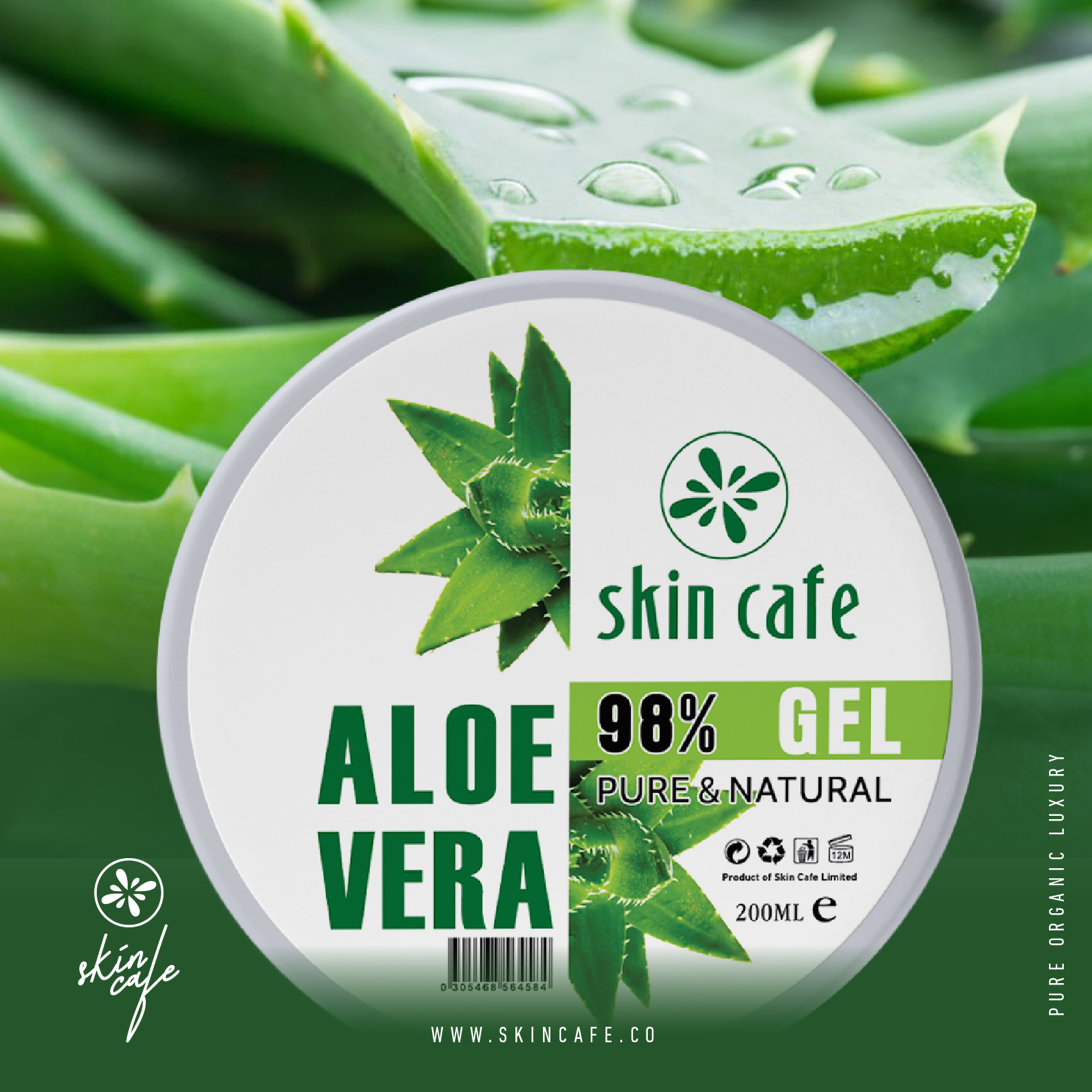 Skin Cafe Aloe Vera Gel by Zahid Hasan on Dribbble