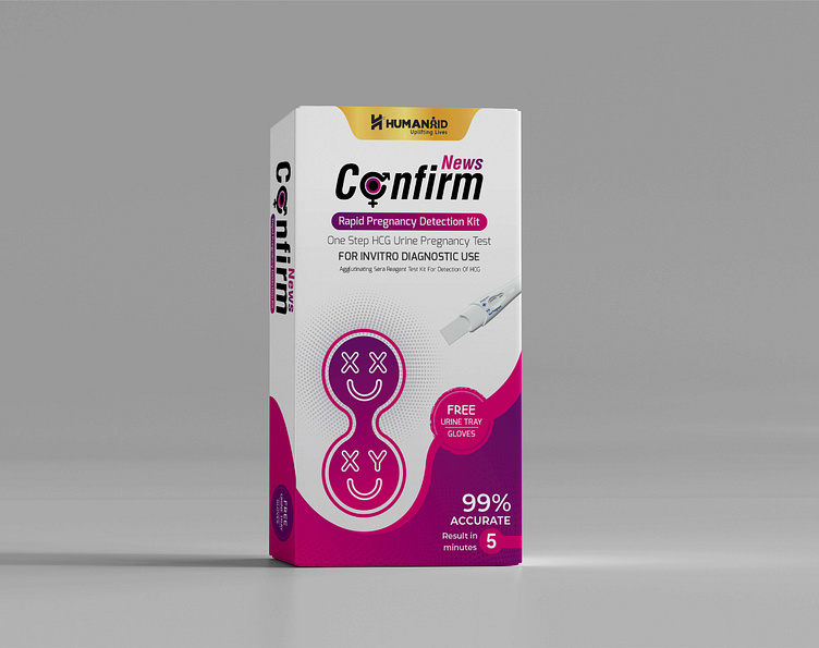 Box Design for At home Pregnancy Test Strips by Muhammad Ismail on Dribbble