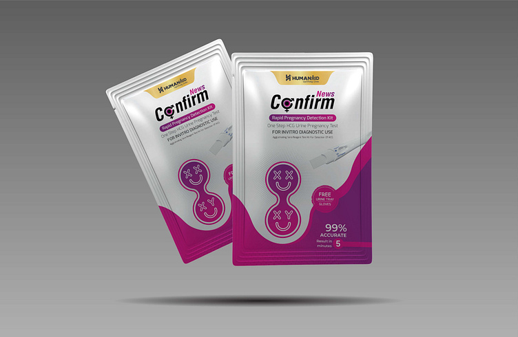 Box Design for At home Pregnancy Test Strips by Muhammad Ismail on Dribbble