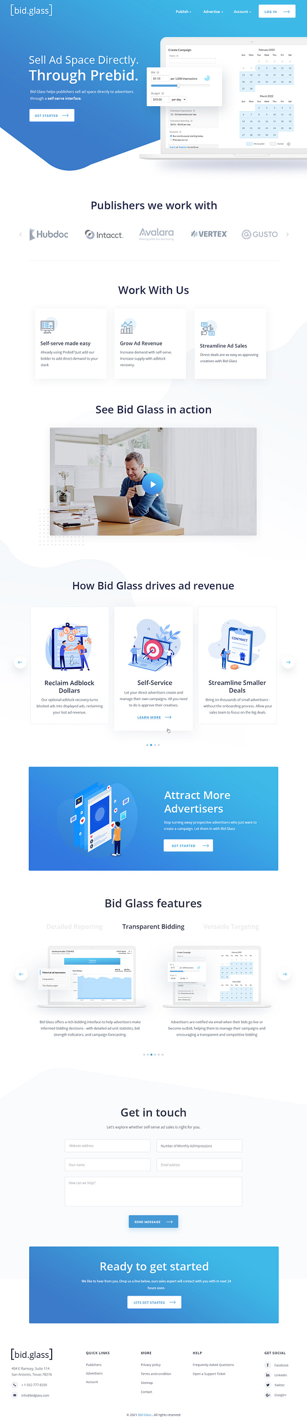Sales website by Ogma Conceptions on Dribbble
