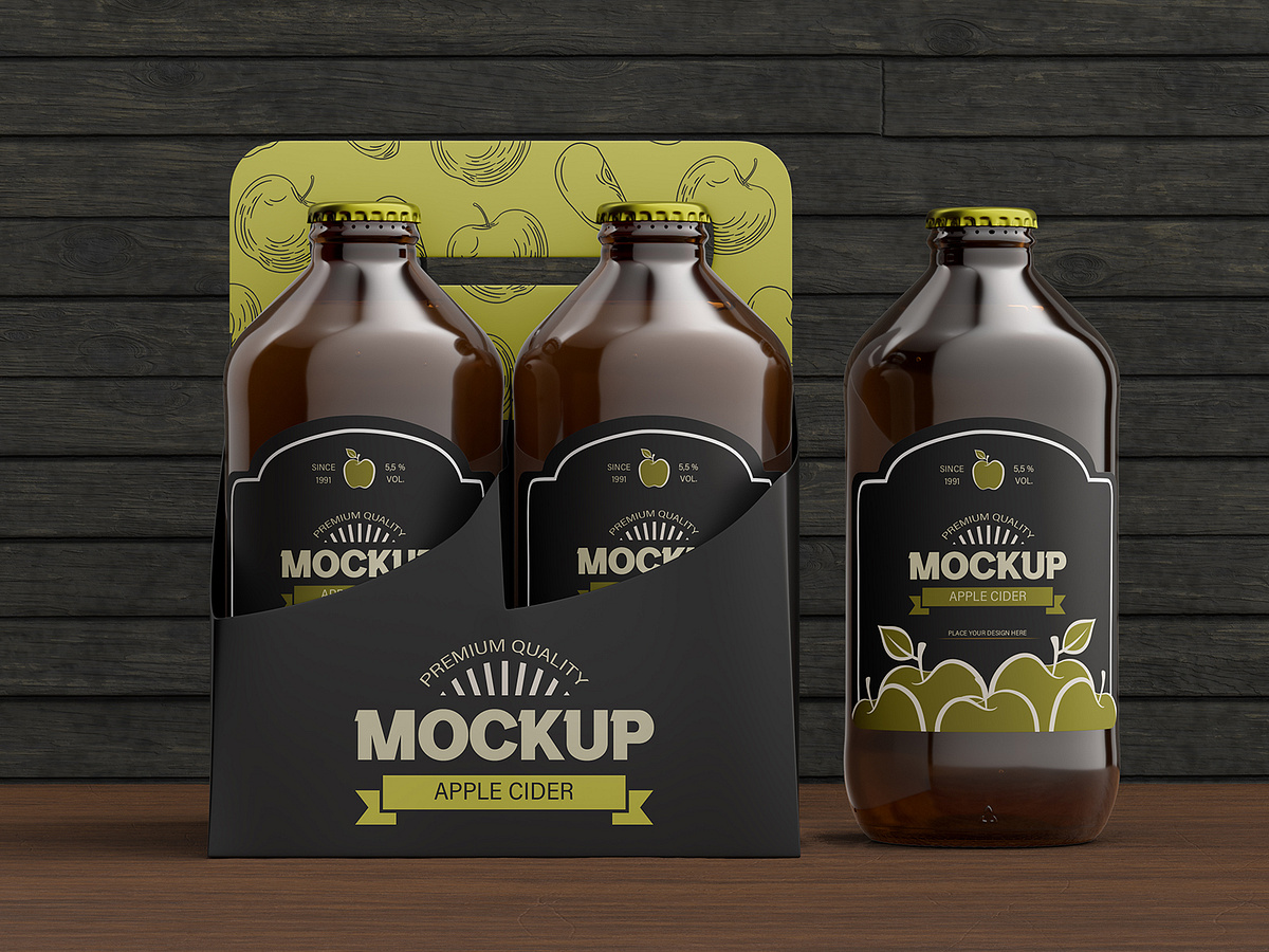 Bottle Mockup Set by Forge Design on Dribbble