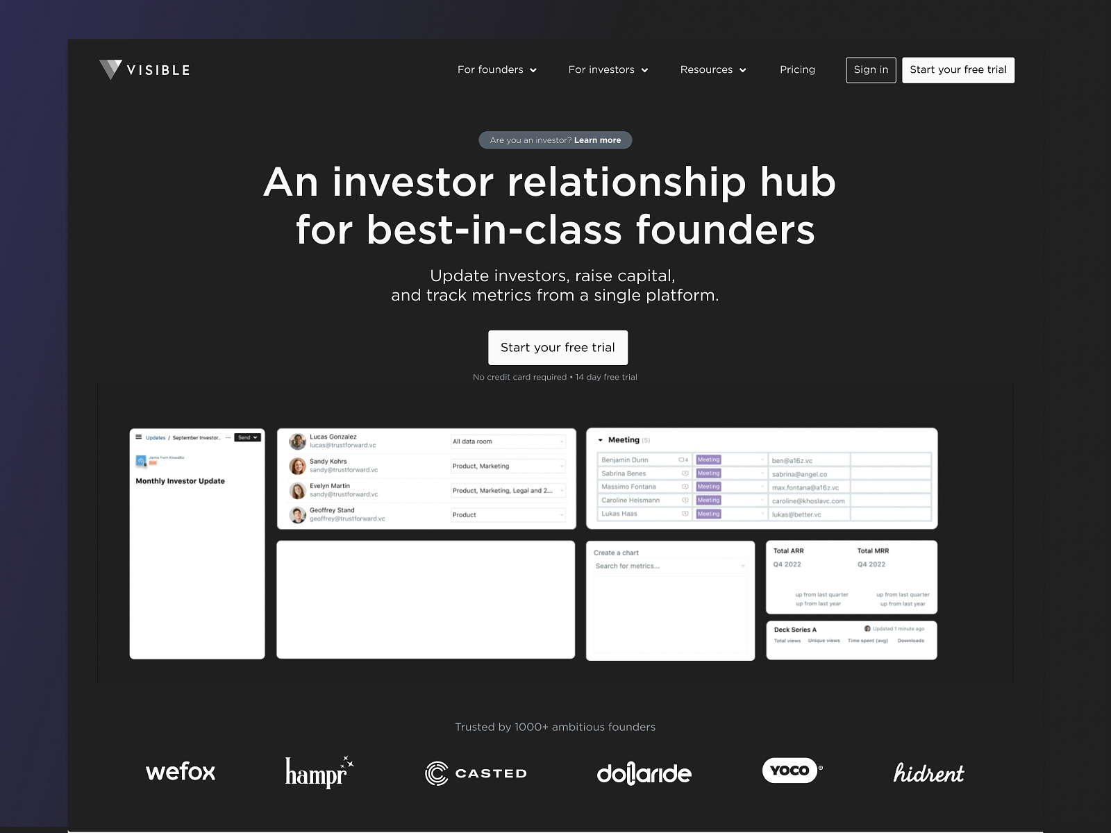 Visible Website by Anna Oakes on Dribbble