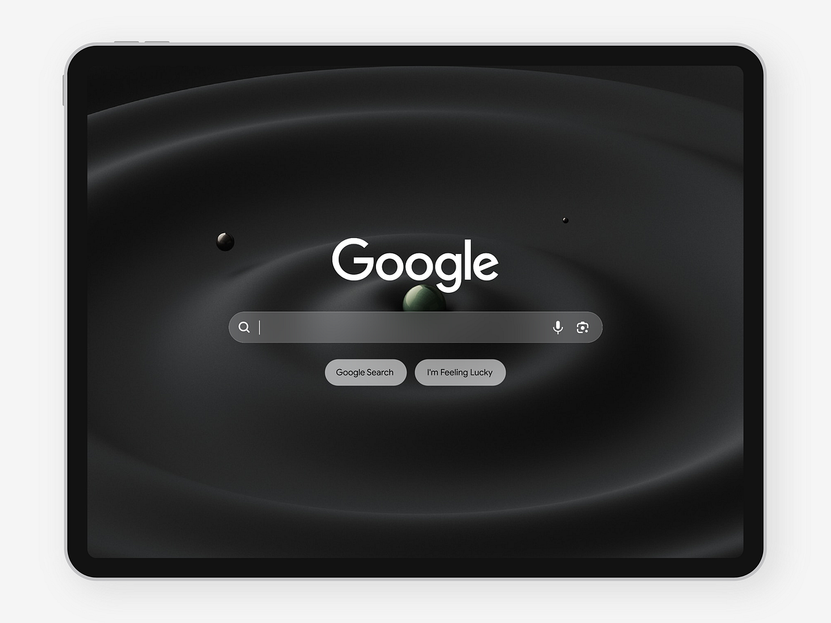 Minimal Google Dark. by Philip Oroni on Dribbble