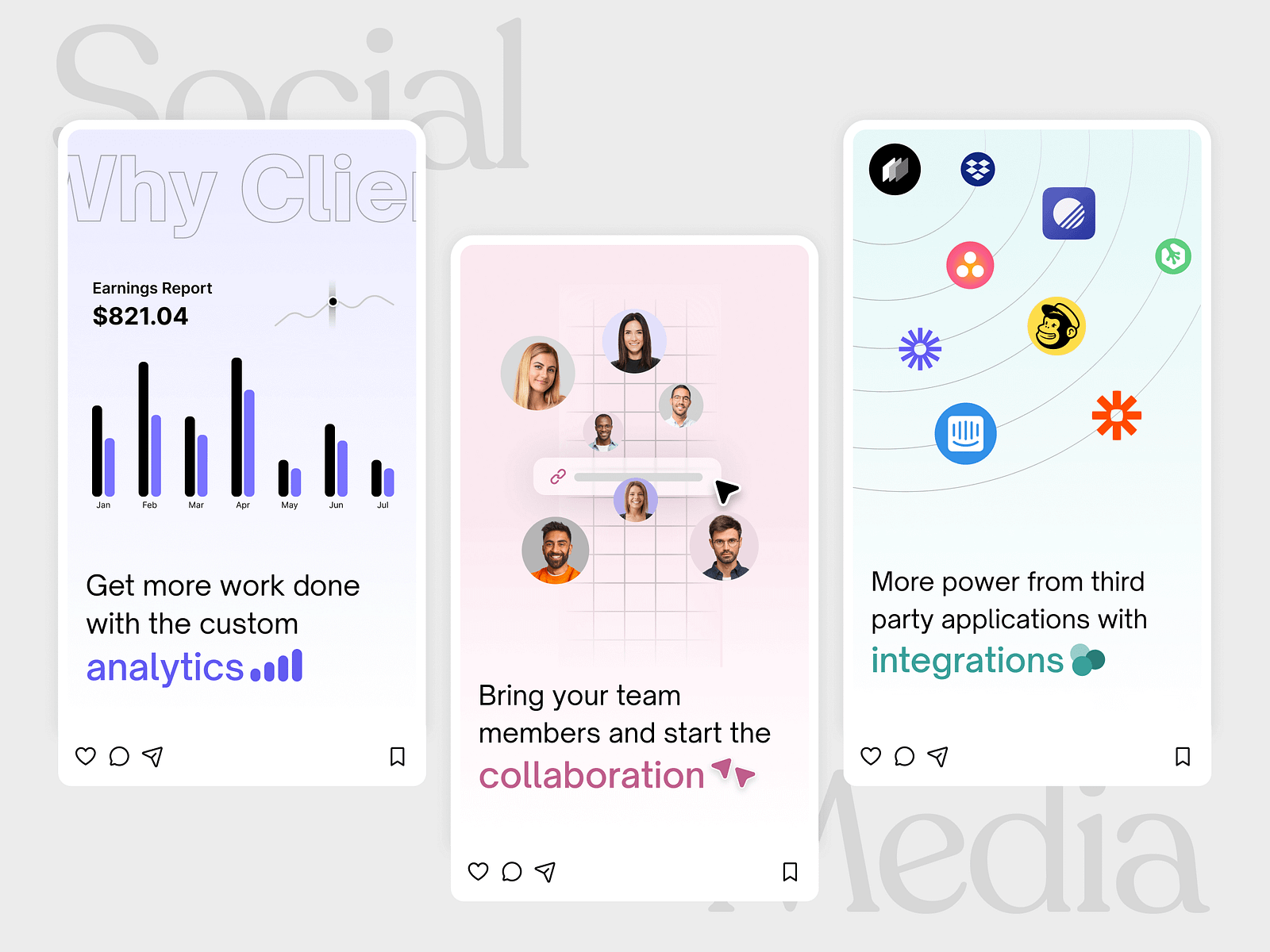Data software social media ads by Emilian for DesignUp on Dribbble