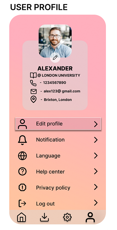 Browse thousands of User Details UI images for design inspiration | Dribbble
