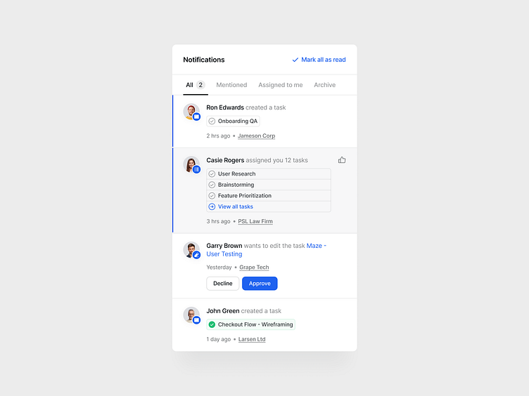 Notification Modal By Swarnava Mitra On Dribbble