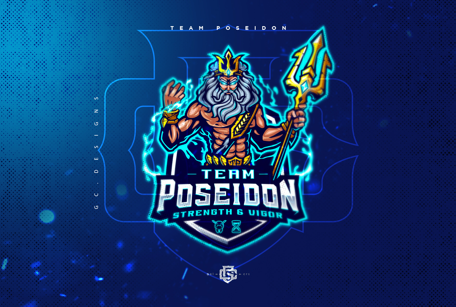 Team Poseidon Logo!🔥 by GC. design on Dribbble