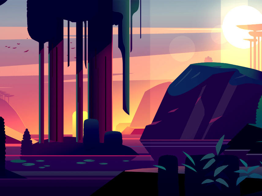 Browse thousands of Sunset images for design inspiration | Dribbble