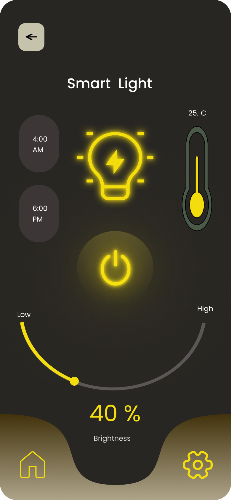 Smart Light Control App by Subhash Gautam on Dribbble