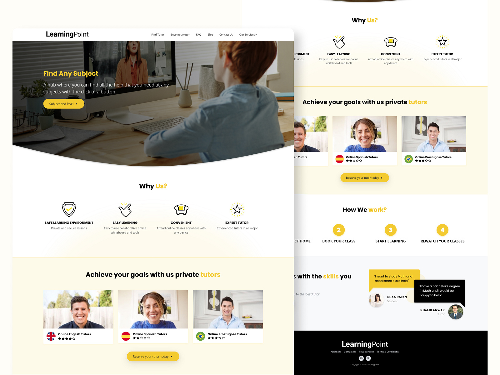 LearningPoint | eLearning Website | Landing Page by Muhammad Jia on Dribbble