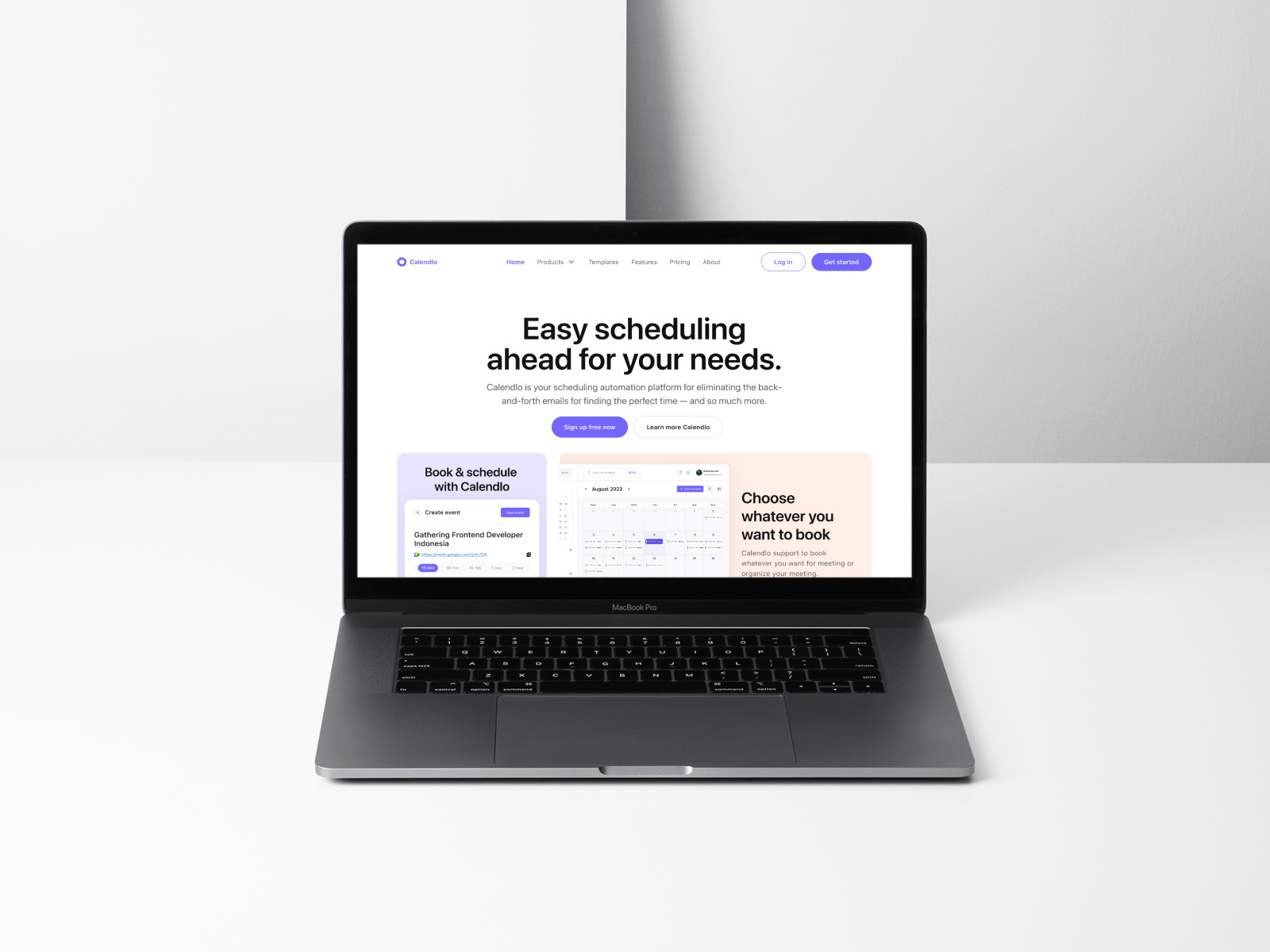 Calendlo - Calendar / Booking System Hero by Elux UI/UX for Elux Space ...