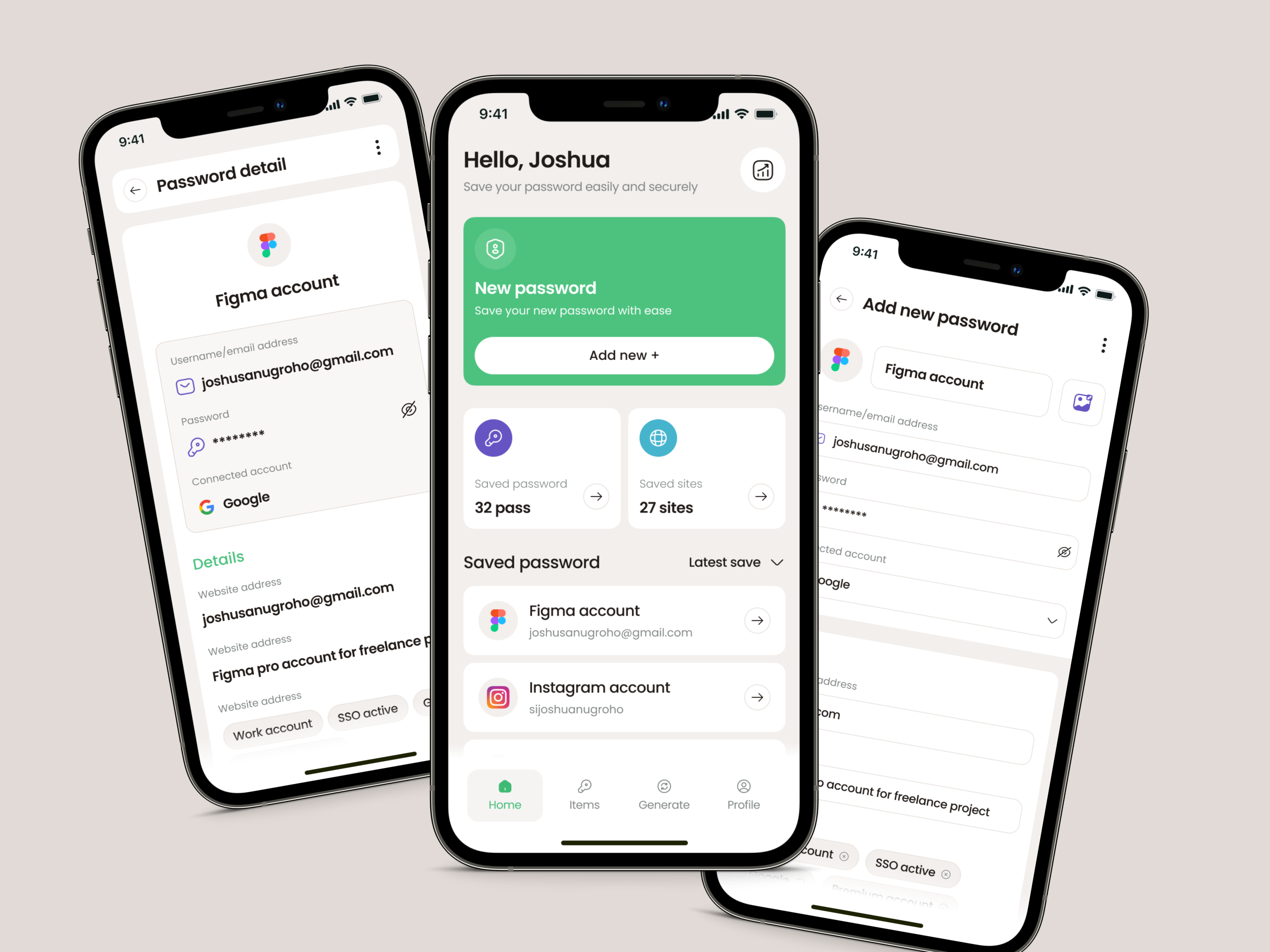 Savethepass - Password Manager Mobile App by Syahrul Falah for Vektora ...