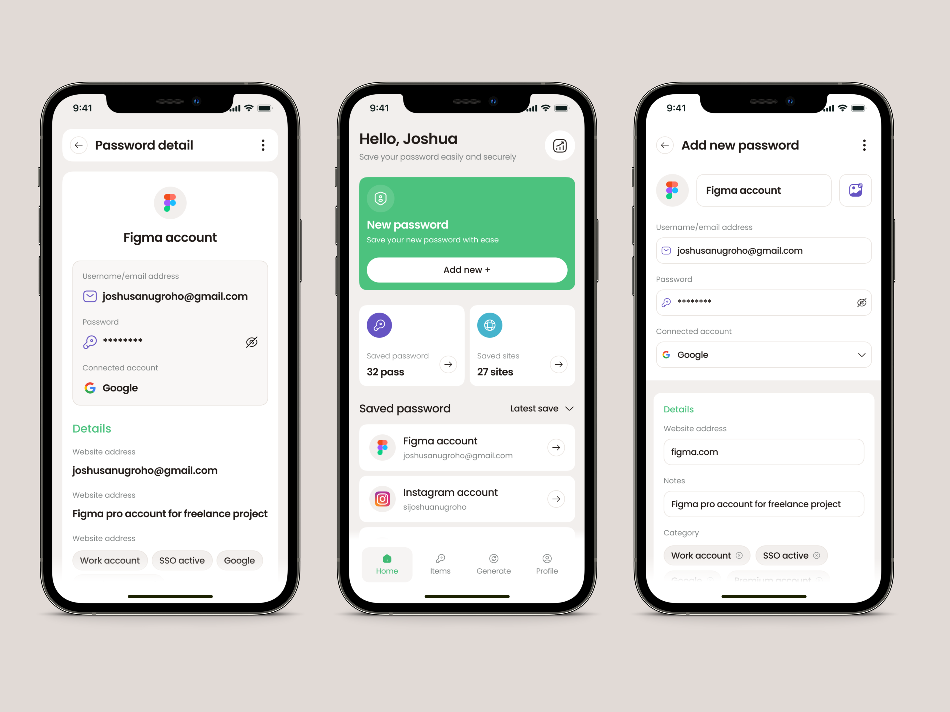 Savethepass Password Manager Mobile App By Syahrul Falah For Vektora On Dribbble