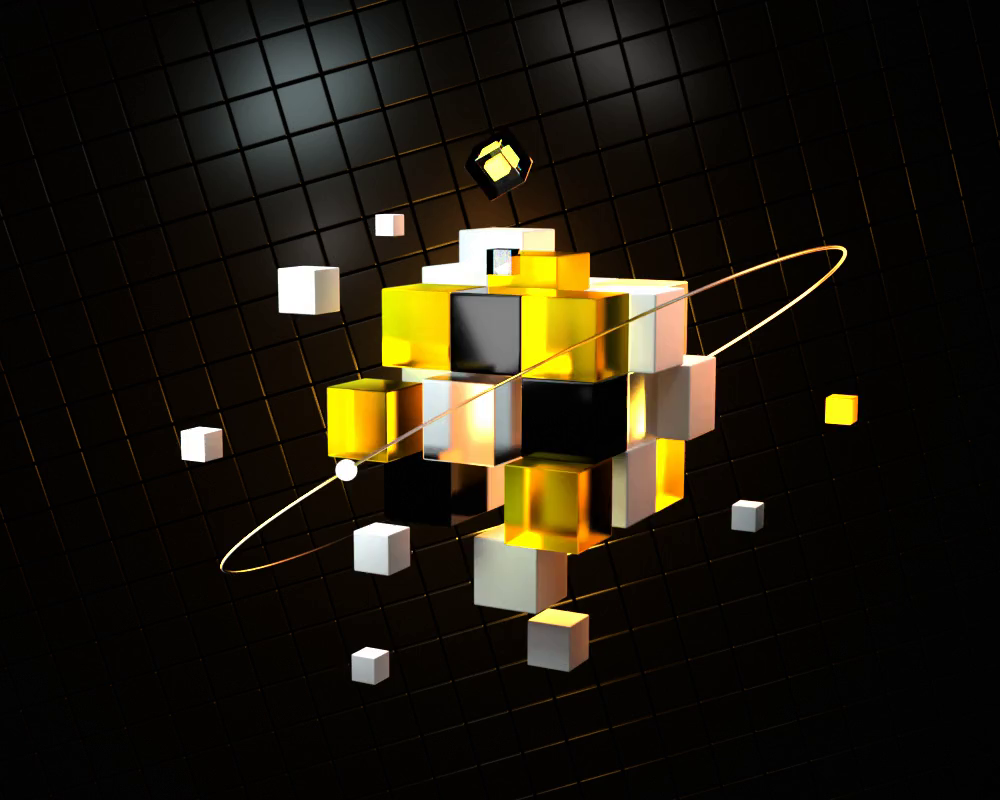 Yellow Cube by Joker on Dribbble
