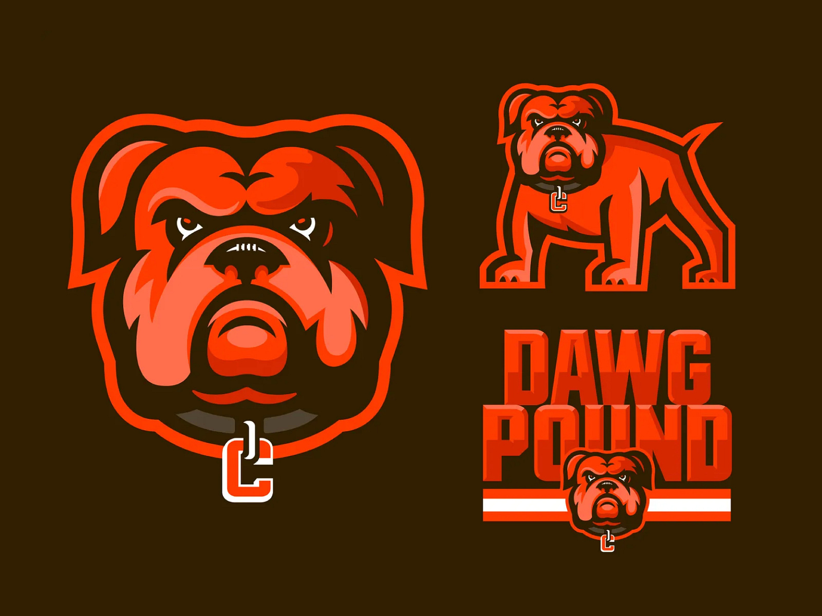 Dawg Pound by R.E. Clifton on Dribbble