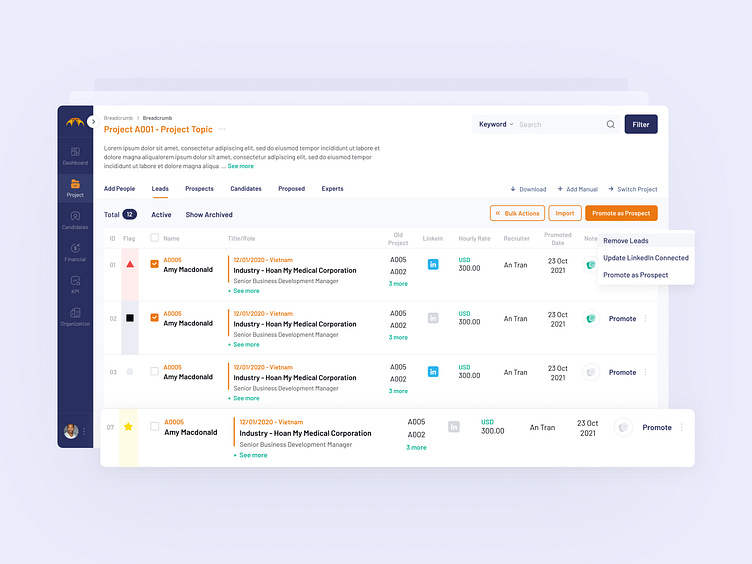Expert Matching System by Tran Huyen (Jessica) on Dribbble