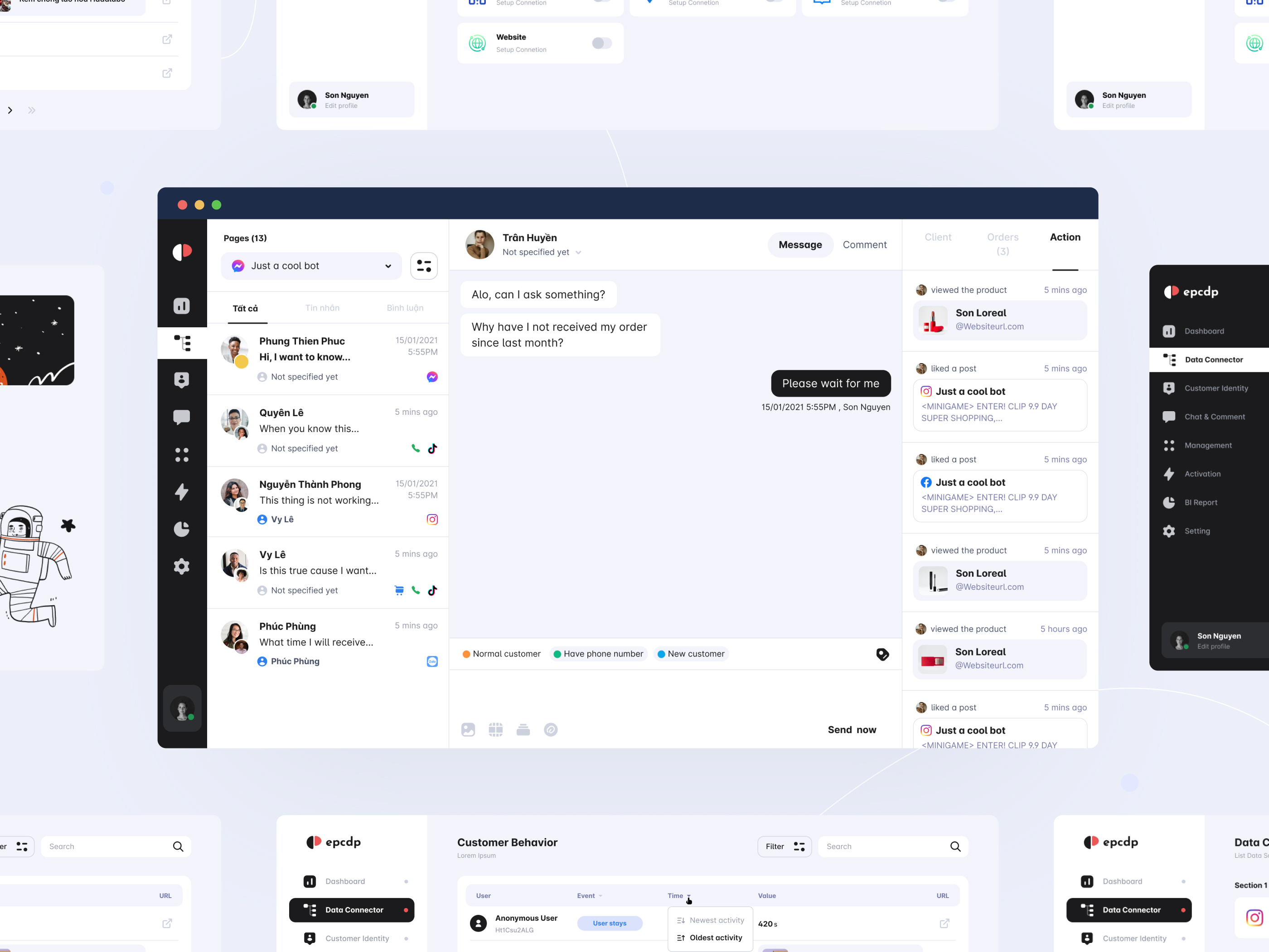 CDP - Customer Data Platform/Dashboard Design by Tran Huyen (Jessica) on Dribbble