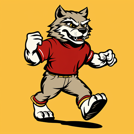Wolfpack Mascot by Norton Sound Creative on Dribbble