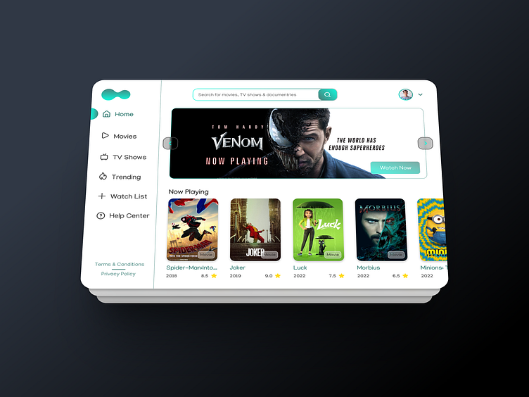 Online Movie Platform by ThemeOwl on Dribbble