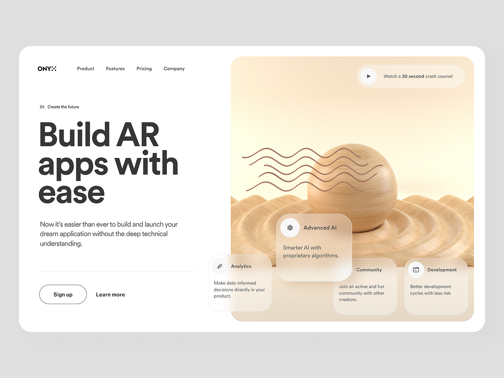 Tech Landing Page by OpraDigital® on Dribbble
