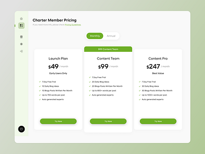 Subscription Plan UI design by Awais Ali on Dribbble