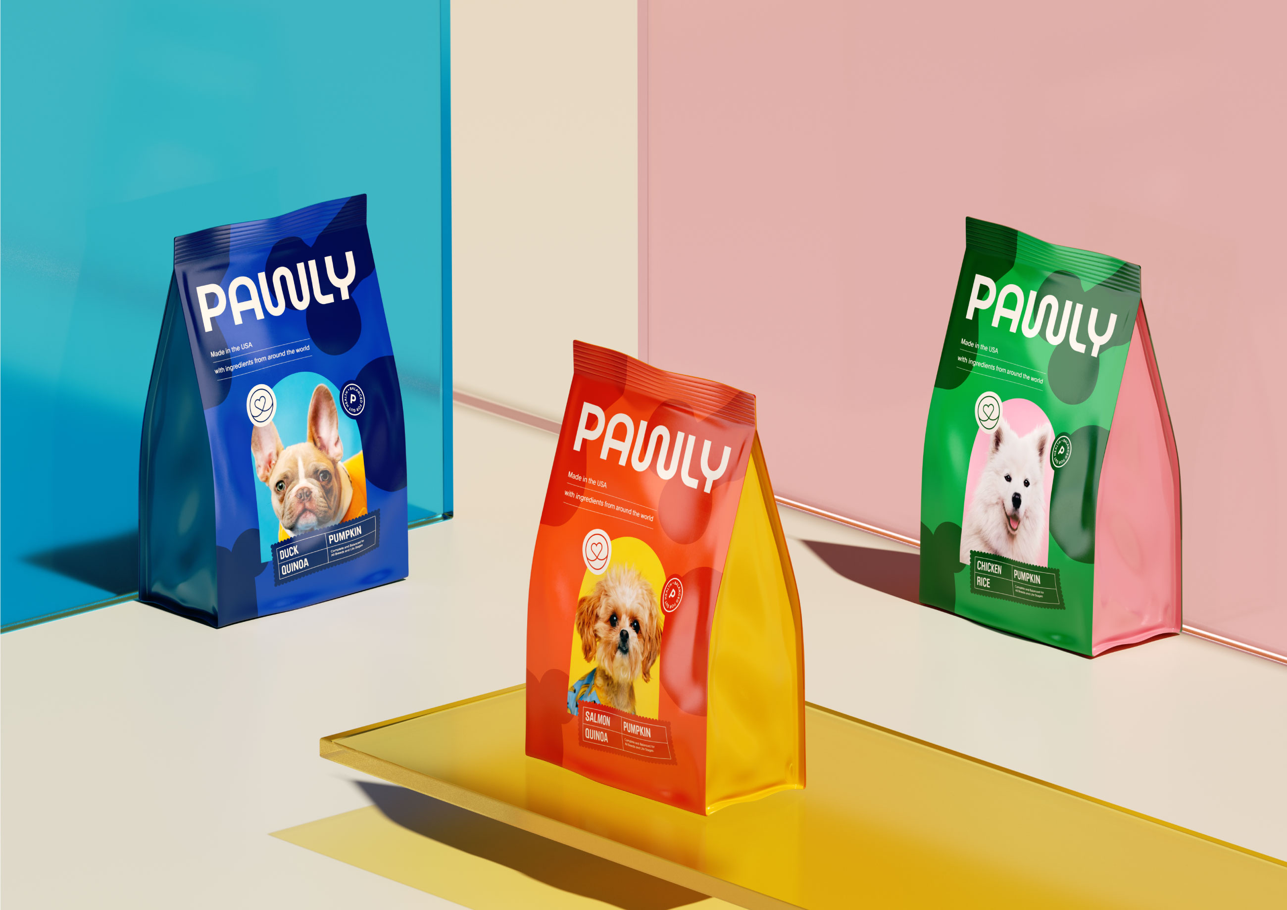 Pawly / Pet Food / Dog Food / Branding & Packaging Design by Mustafa ...