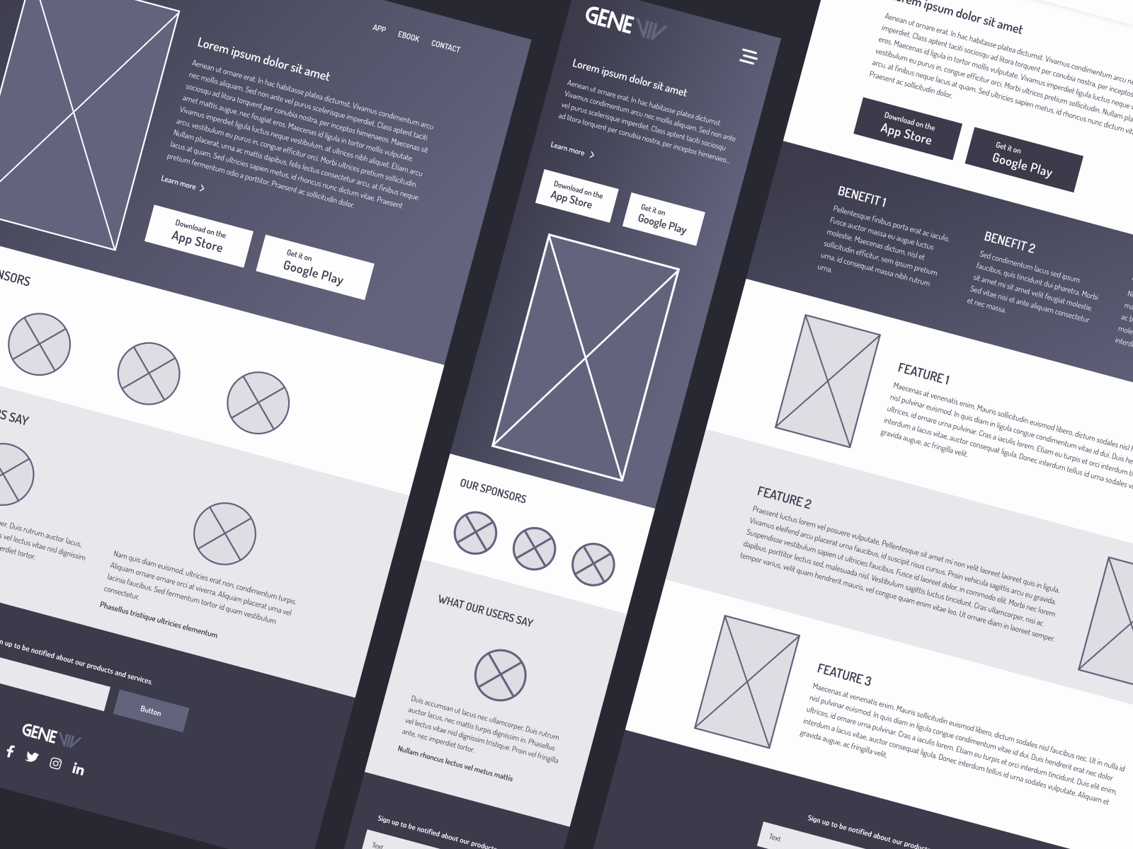 Website Wireframes designs, themes, templates and downloadable graphic ...