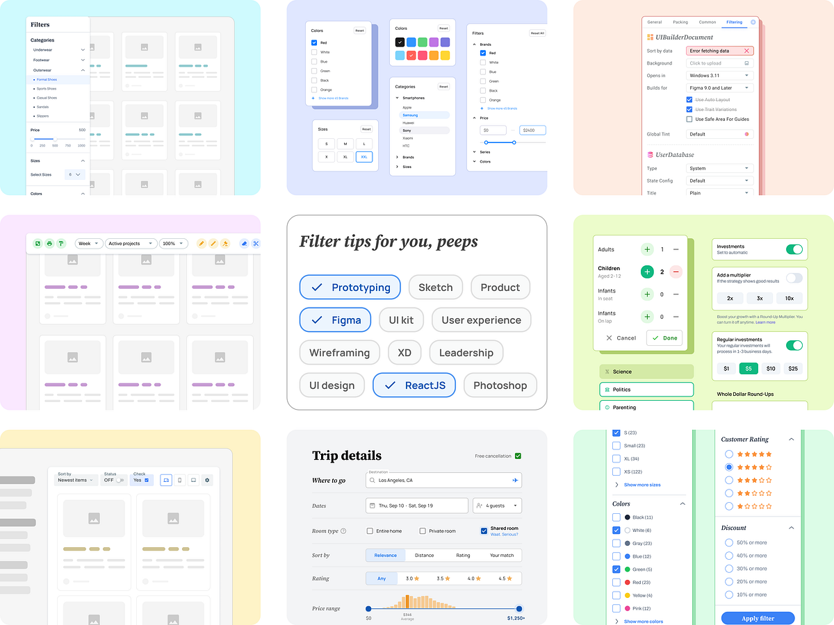 Filter UI Design Done Right: Enhancing Usability and UX by Roman ...