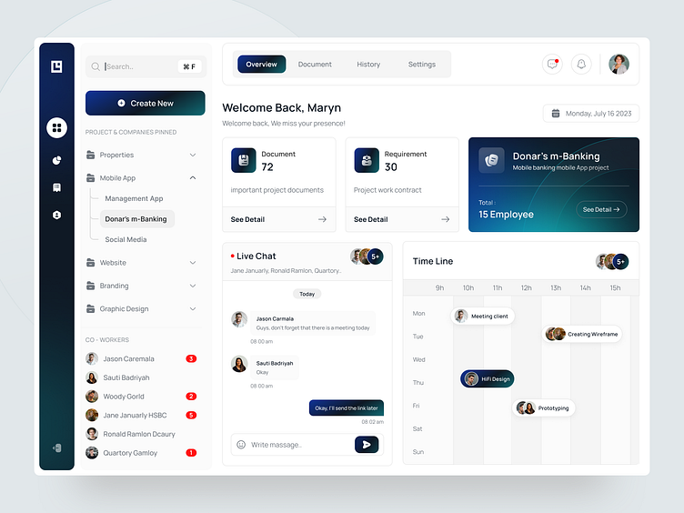 GOODJOB - Employee task manager dashboard by Azhar Dwi🐼 for Vektora on ... GOODJOB - Employee task manager dashboard by Azhar Dwi🐼 for Vektora on ...