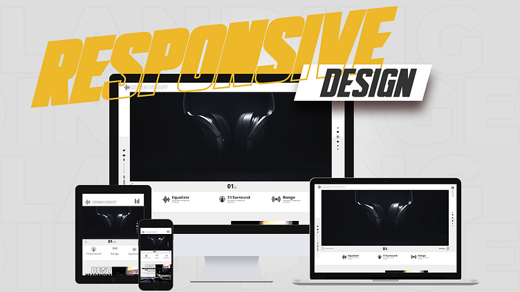 Responsive UI design Thumbnail . by Moshiur Rahman Adip on Dribbble