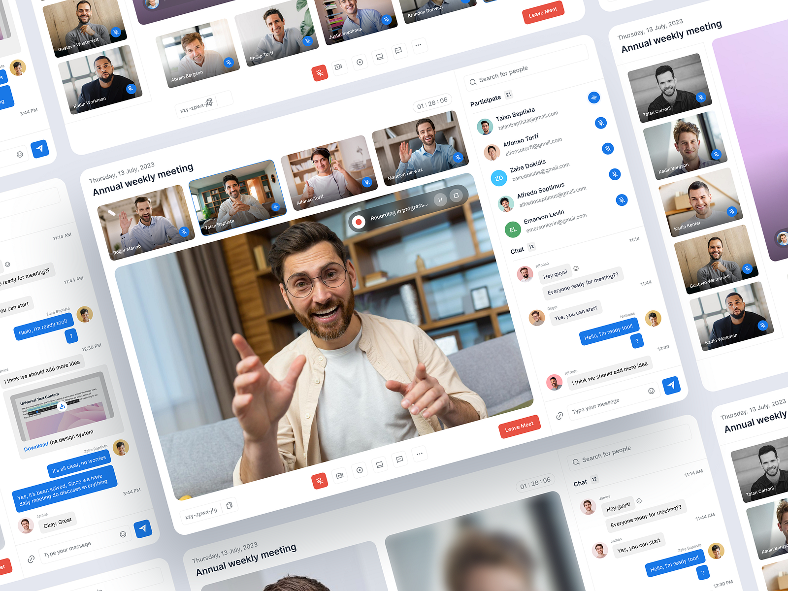 Video Call Platform by Orix Creative on Dribbble