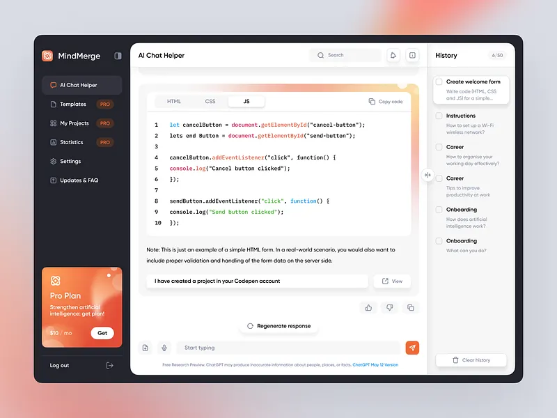Chatbot UI designs, themes, templates and downloadable graphic elements ...