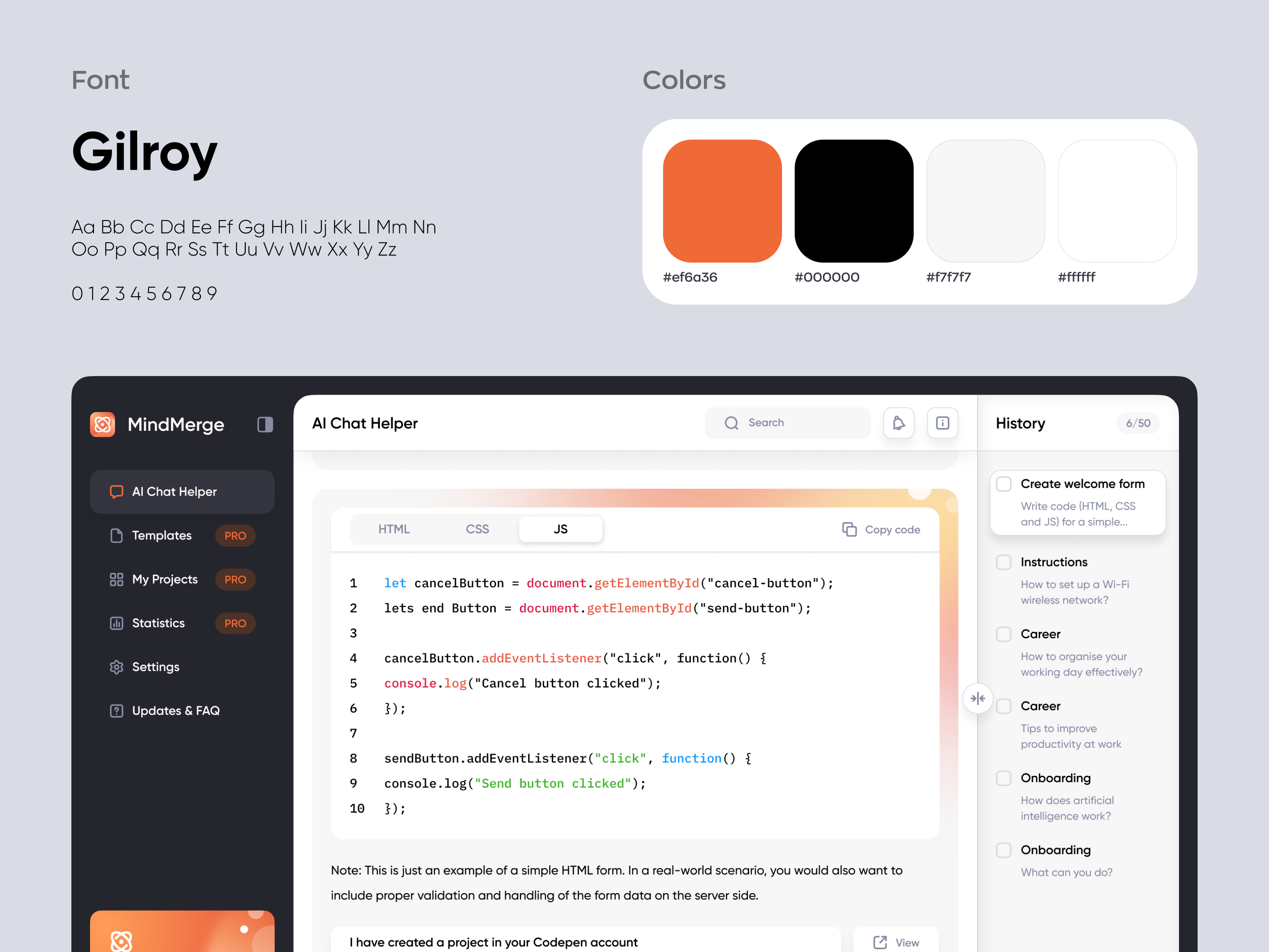 Chatbot Web UI by Ronas IT | UI/UX Team on Dribbble
