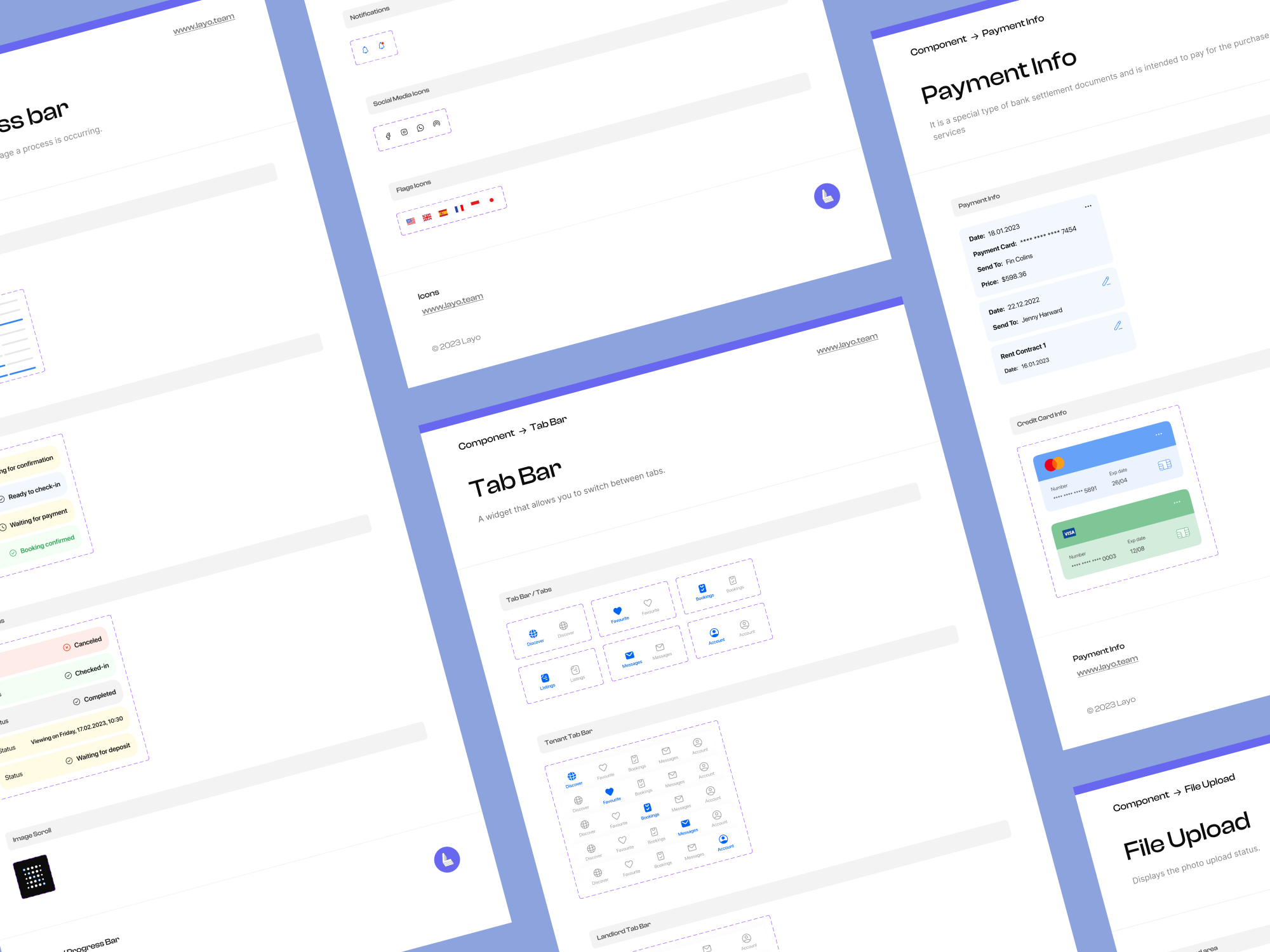Rent your living design system by Layo on Dribbble