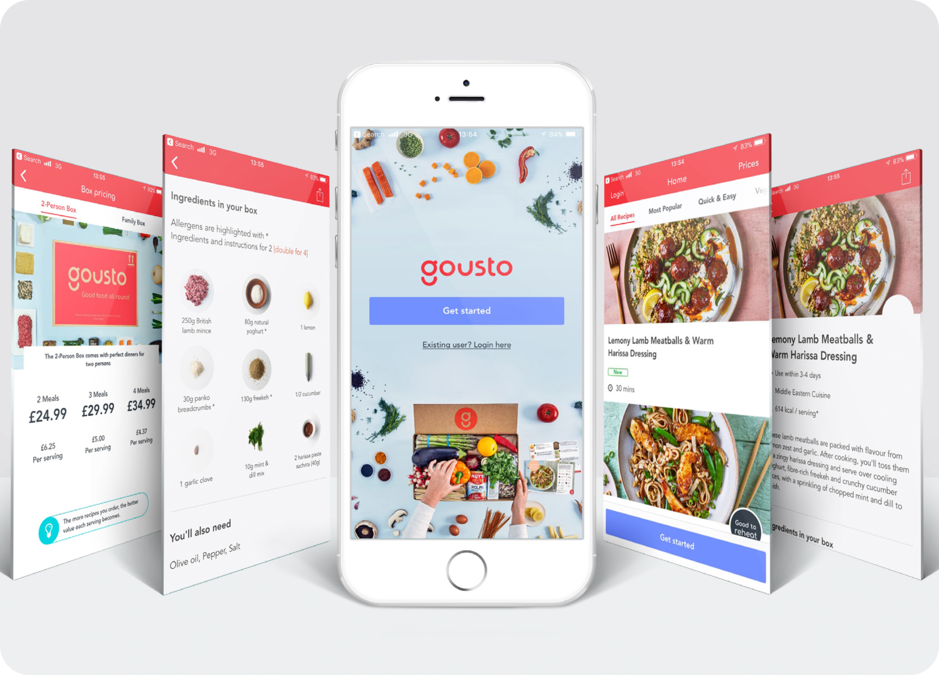 Gousto | Recipe Boxes by Jay Love | Chilled Founders on Dribbble