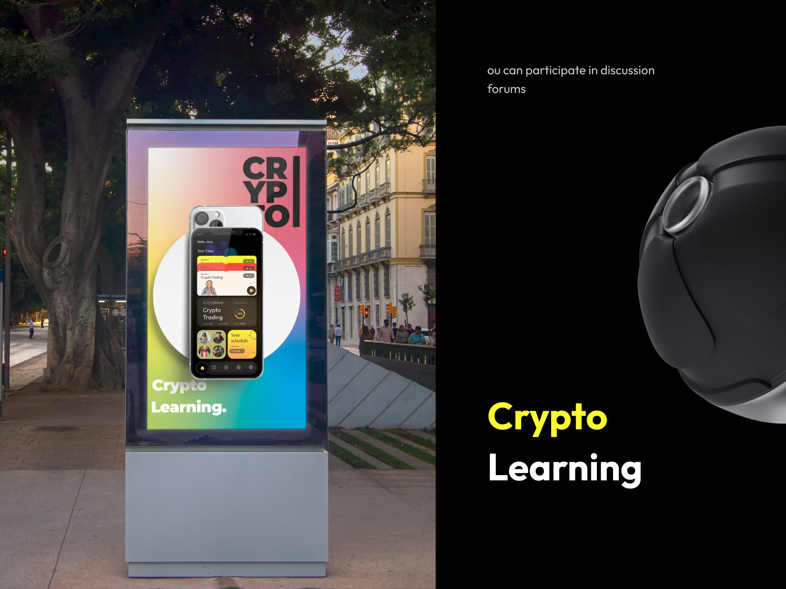 Crypto Learning Mobile App UI Design by Habibur Rahman | UI/UX & Brand ...