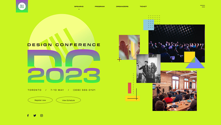 Event Conference Landing Page By La Studio On Dribbble